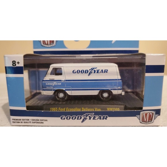 M2 Machines | Toys | M2 965 Ford Econoline Delivery Van Goodyear 164 ...